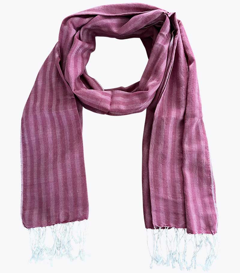 Traditional Cambodian purple scarf - Krama Krama